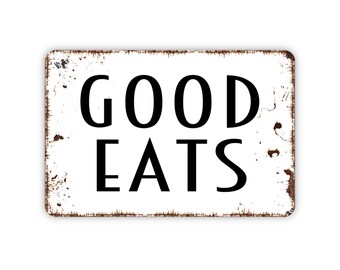 Good Eats Sign Personalized Cook Name Kitchen Decor Custom - Etsy