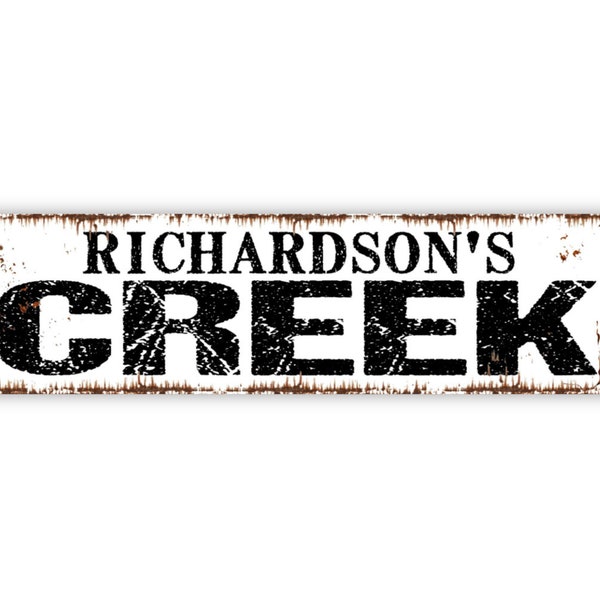 Creek Sign - Etsy