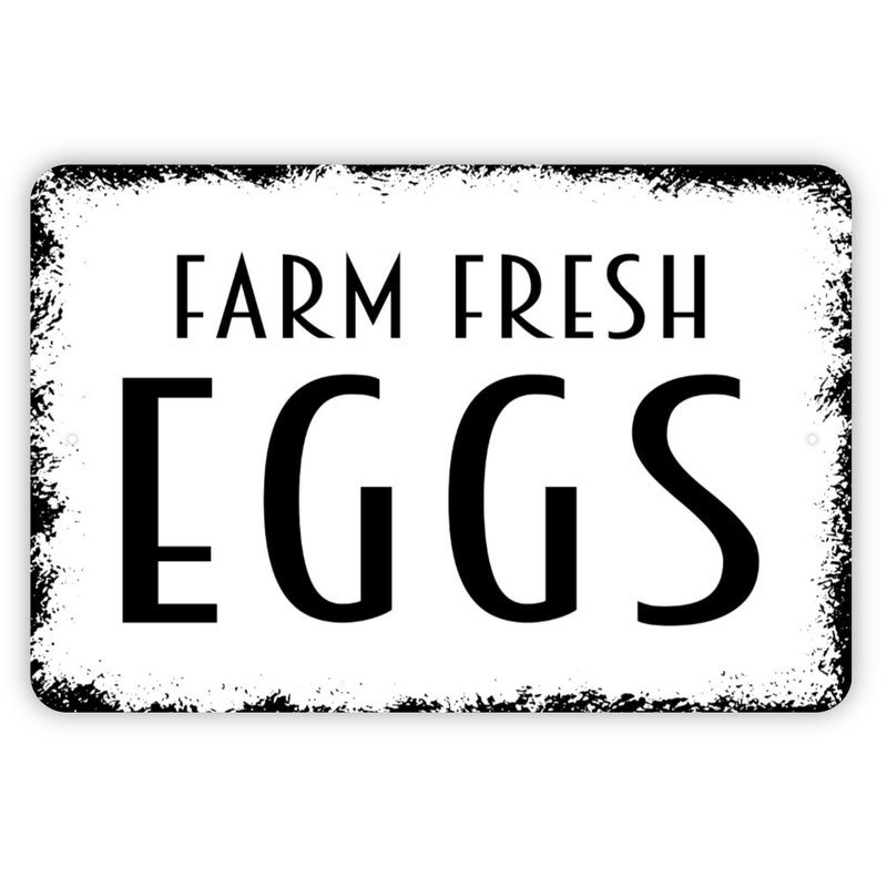 Farm Fresh Eggs Sign - Etsy