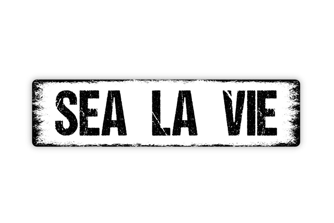 Sea La Vie Sign and That's Life Beach House Rustic - Etsy