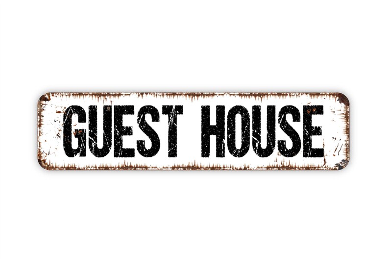 Guest House Sign Bed and Breakfast Bedroom Rustic Custom - Etsy