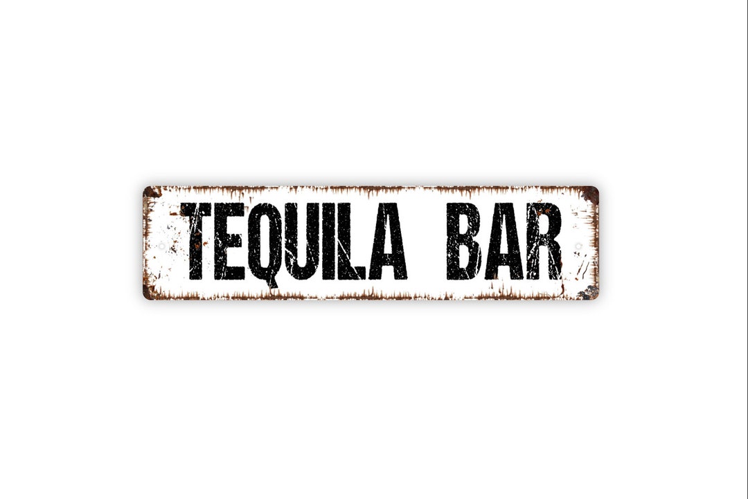 Tequila Bar Sign Welcome to Our Bar Metal Sign Farmhouse - Etsy
