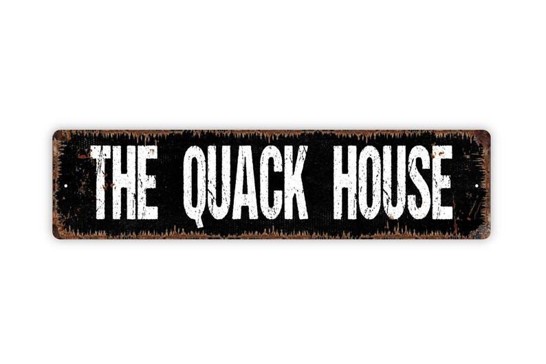 The Quack House Sign Hen House Chickens Fowl Ducks Rustic - Etsy