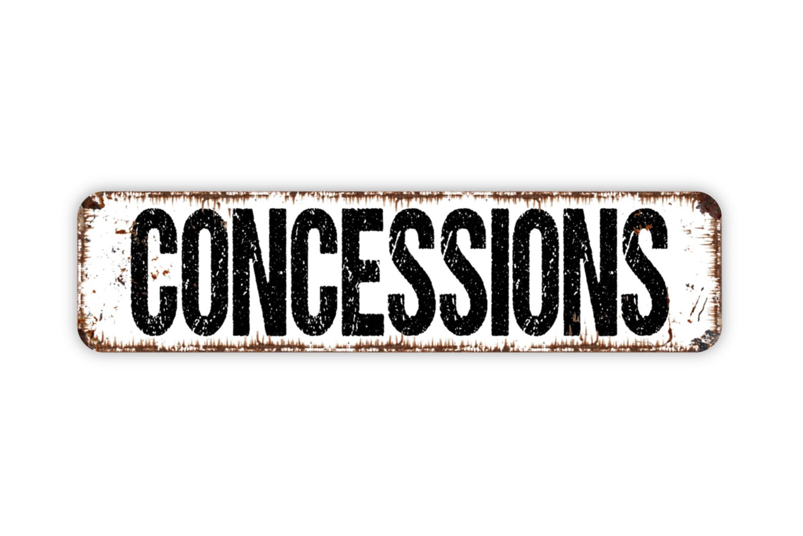 Concessions Sign Snacks Food Drink Refreshment Sign | Etsy