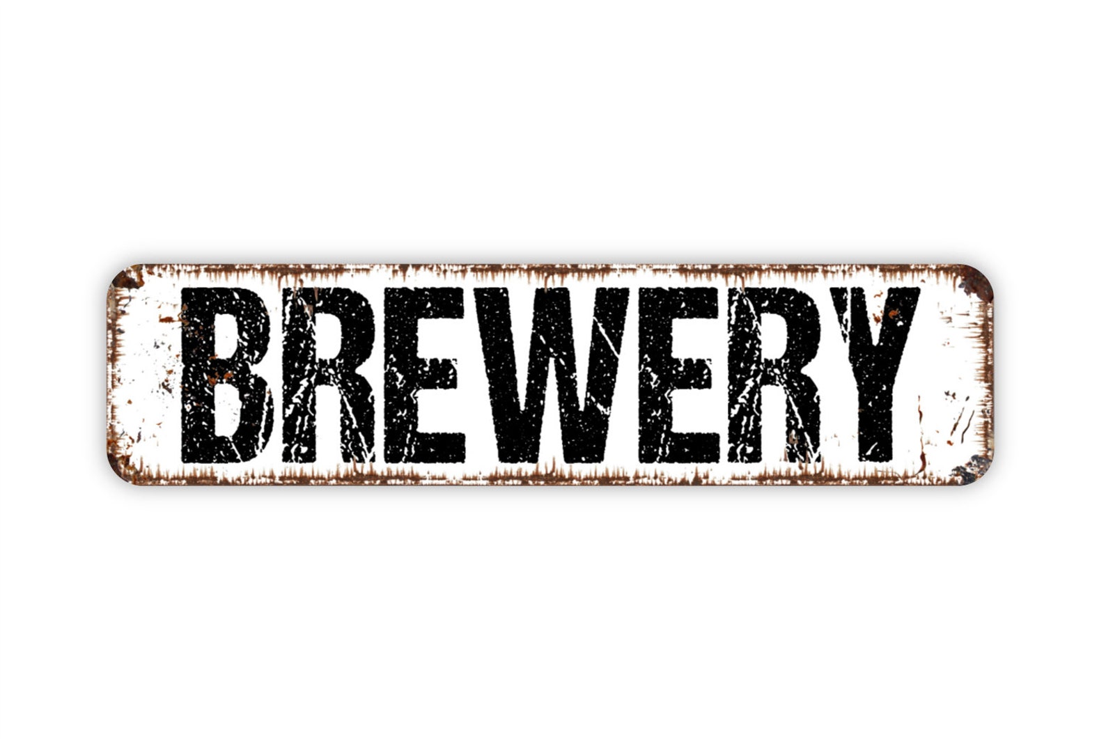 Brewery Sign Welcome To Our Brewery Rustic Custom Metal Sign | Etsy