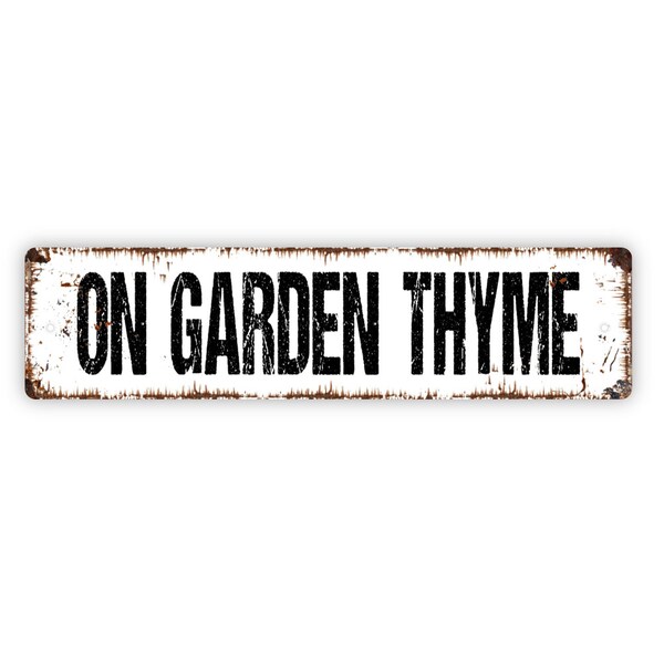 Thyme Sign - Etsy