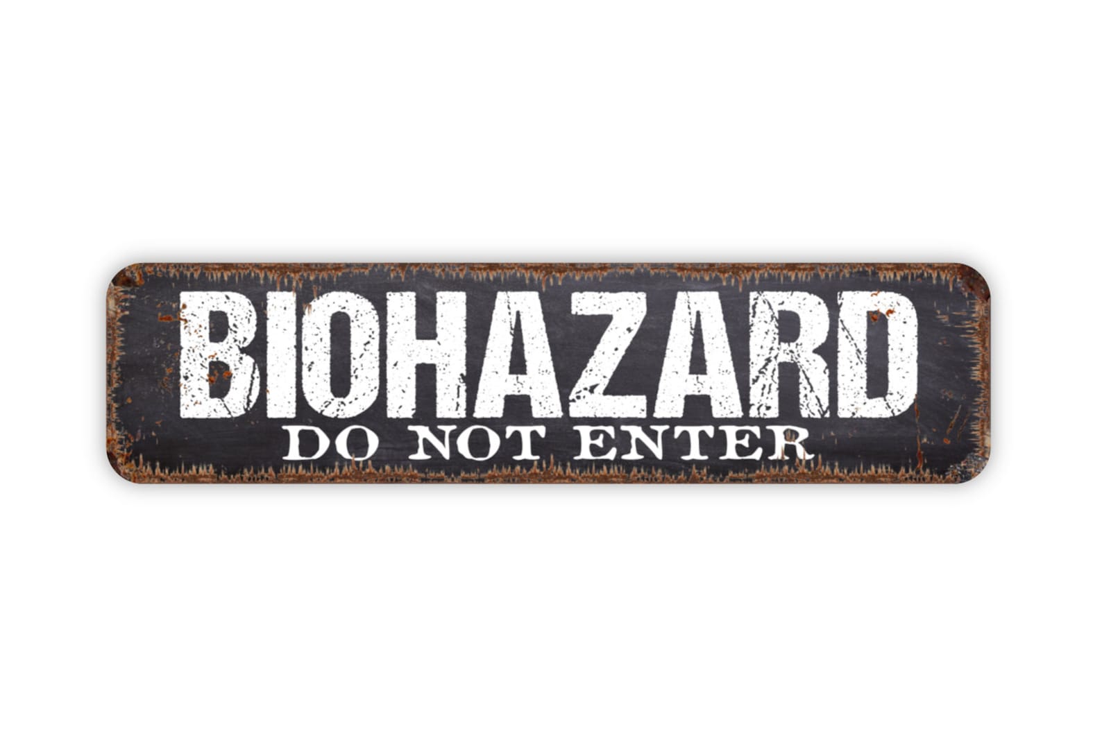 Biohazard Do Not Enter Sign Funny Rustic Custom Metal Sign - Etsy UK