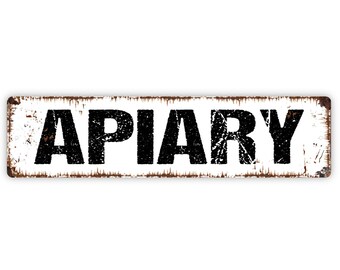Metal Apiary Sign - Etsy