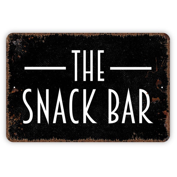 Snack Bar Sign - Etsy