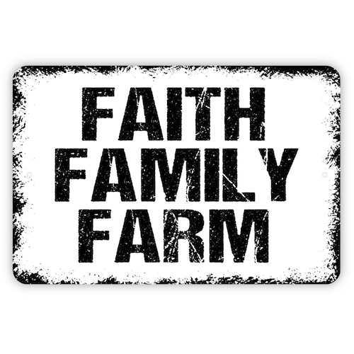 Faith Family Farm SVG - Etsy
