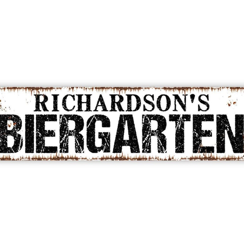 Biergarten Sign - Etsy