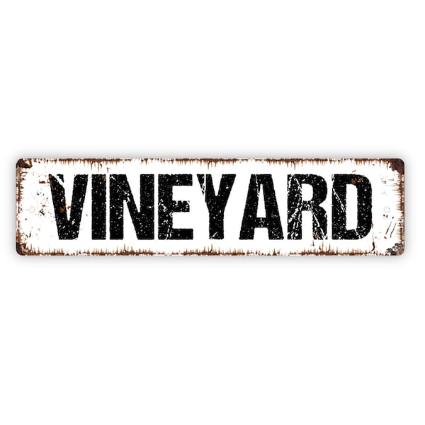 Vineyard Welcome Sign - Etsy