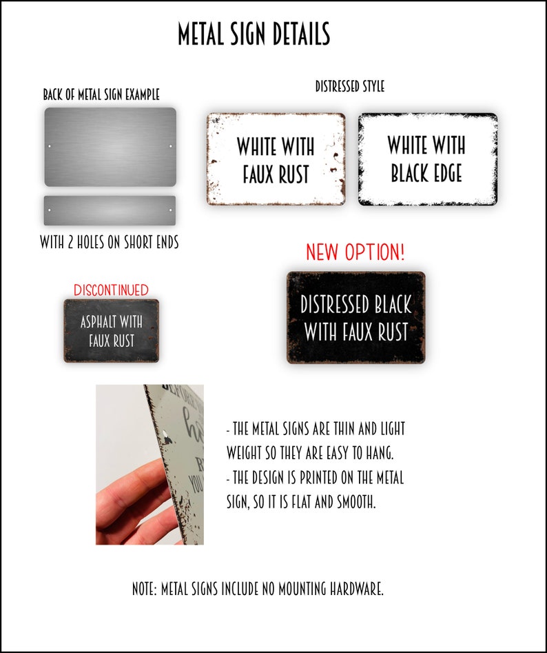 Kitchen Meat Temperature Cheat Sheet Metal Sign Farmhouse - Etsy