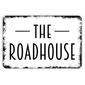 The Roadhouse Sign - Bar Pub Metal Wall Art - Etsy