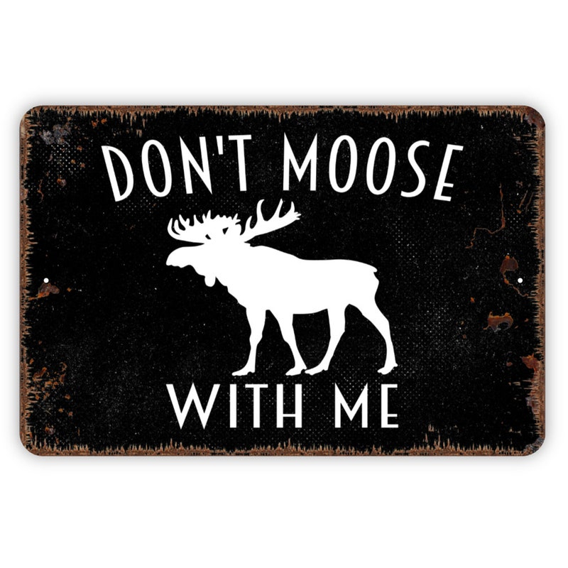 Moose Welcome Sign - Etsy