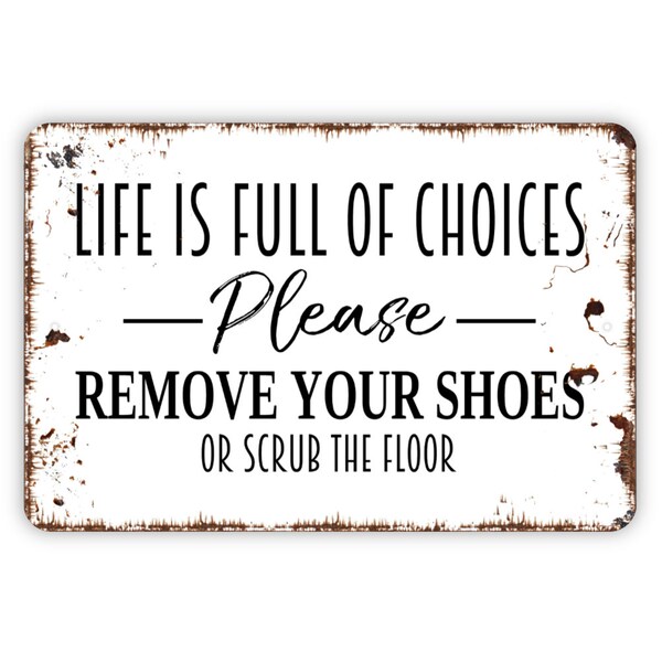 No Shoes Funny Sign - Etsy
