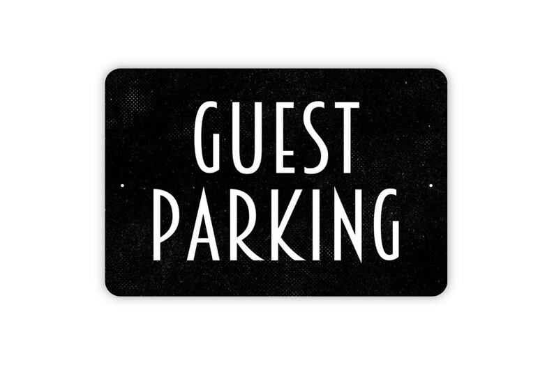 Guest Parking Sign – Reserved Visitor Parking Lot Driveway Garage ...