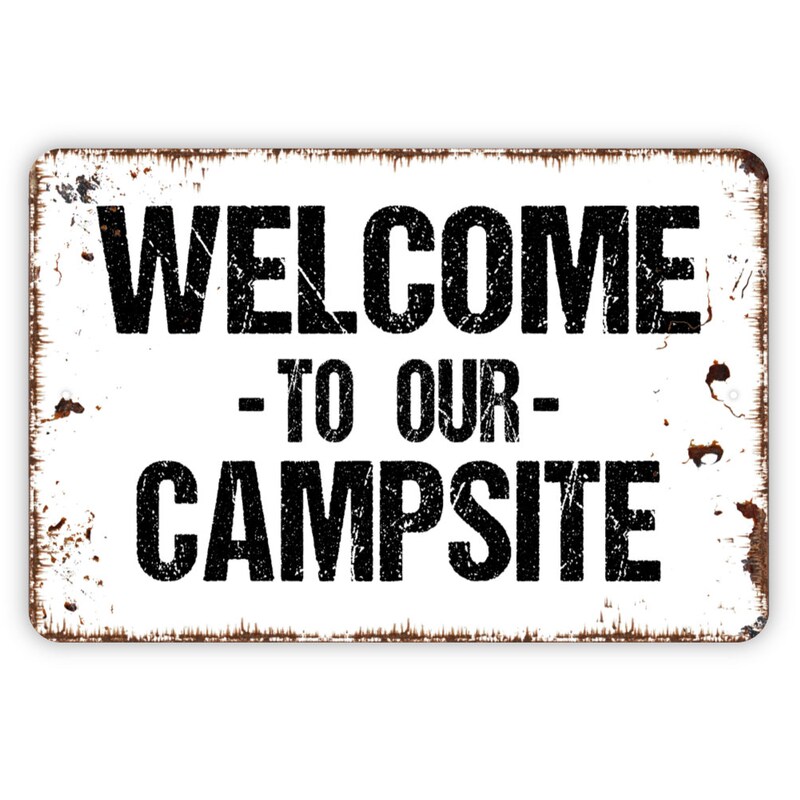 Campsite Sign - Etsy