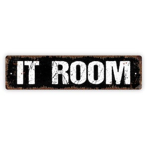 IT Room Sign - Computer Server Room Information Technology Department ...