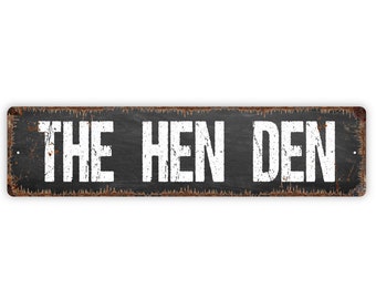 Hen Den Sign - Etsy