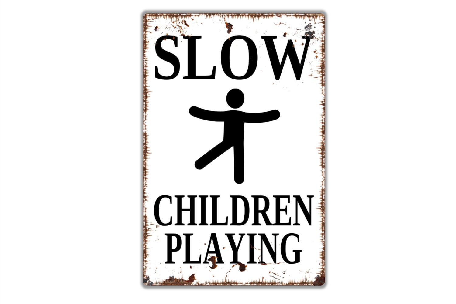 Slow Children Playing Sign Slow Children at Play Sign Custom | Etsy