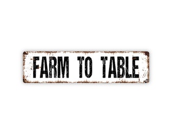 Farm to Table Farming Food Sign Farm Food Farmers Decor - Etsy