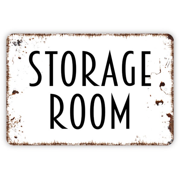 Storage Room Sign - Etsy