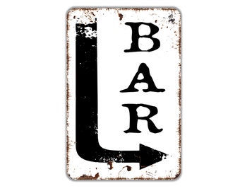 Bar Arrow Sign - Etsy