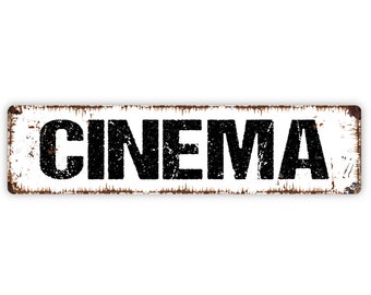 Metal Cinema Sign - Etsy