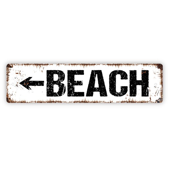 Beach Arrow Sign - Etsy