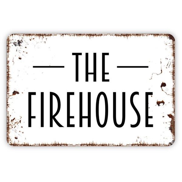 Firehouse Sign - Etsy