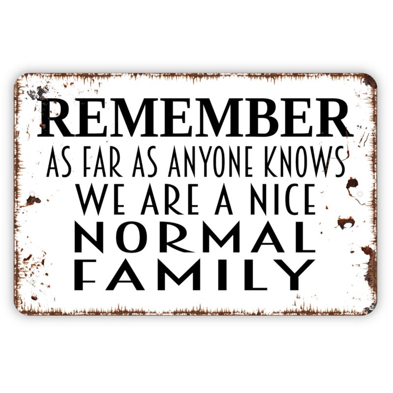 Funny Family Sign - Etsy