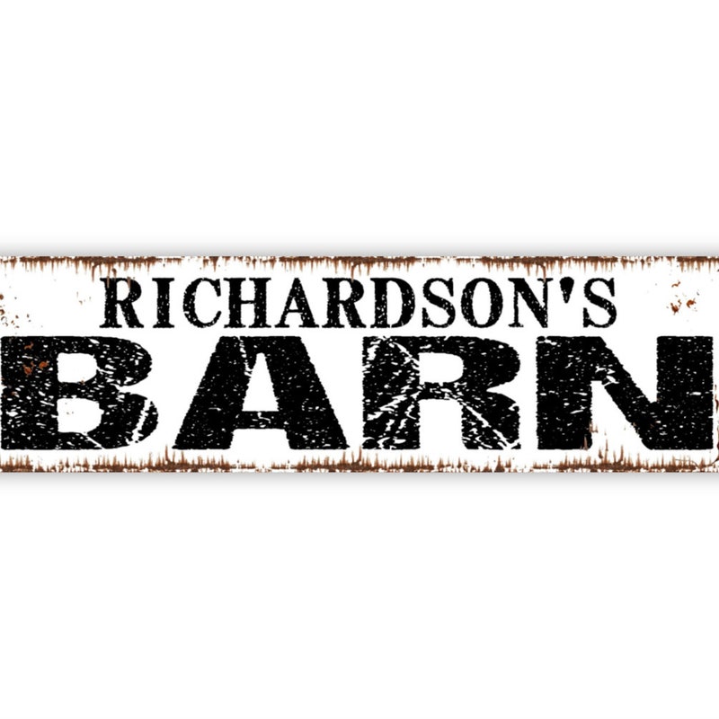Personalized Barn Signs - Etsy