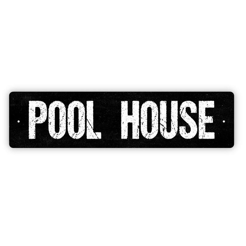 Pool House Signs - Etsy