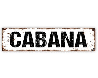 Cabana Plaque - Etsy