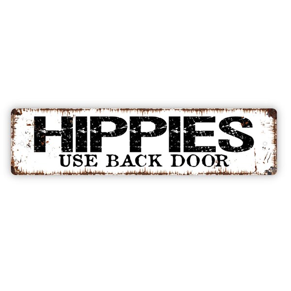 Back Door Sign - Etsy