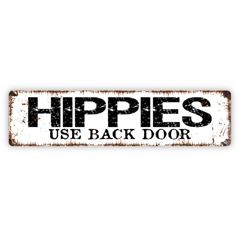 Back Door Sign - Etsy