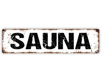 Sauna Sign Custom - Etsy