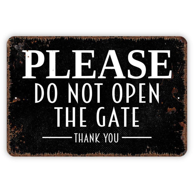 Do Not Open Sign - Etsy
