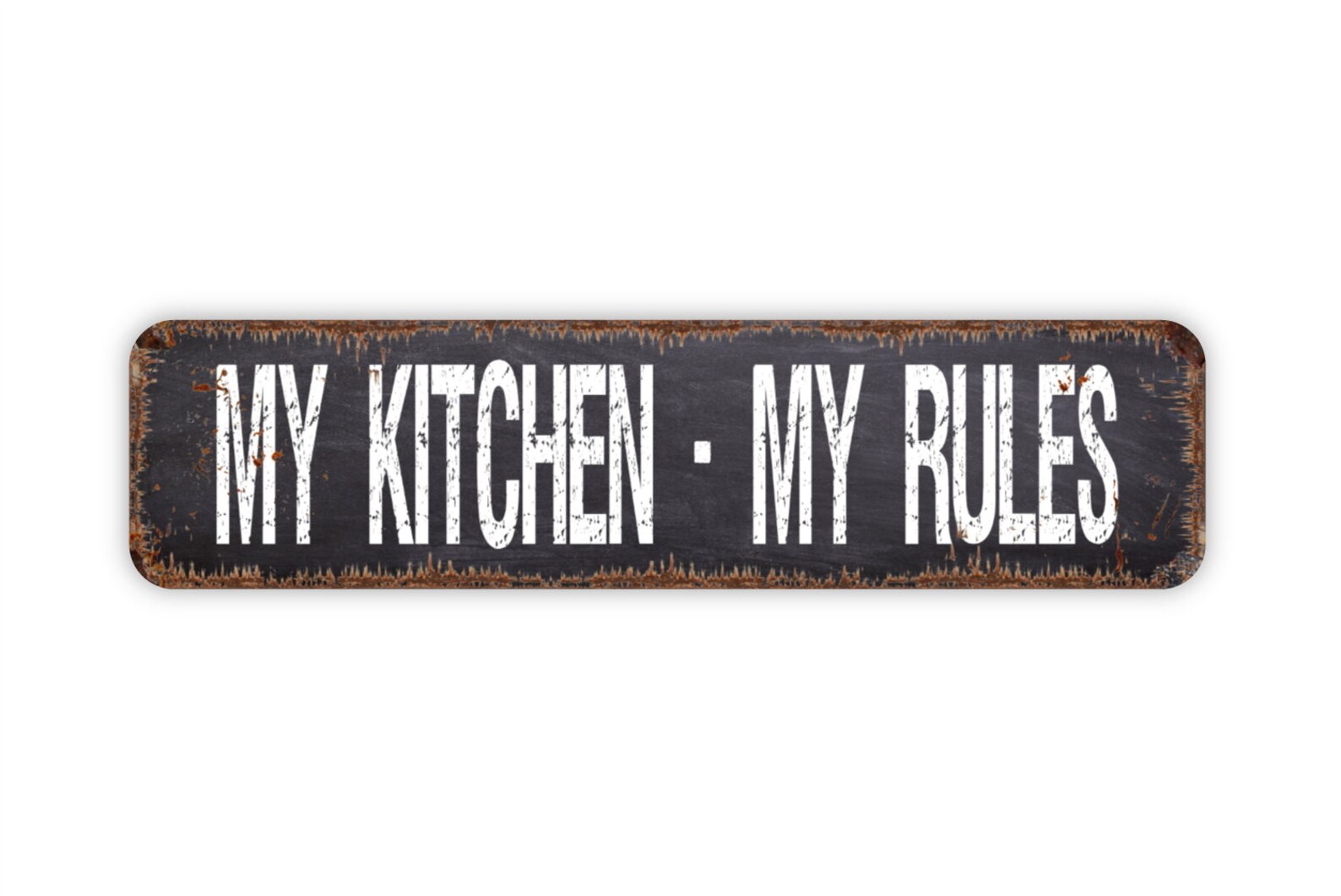 My Kitchen My Rules Sign Kitchen Farmhouse Bed and Breakfast | Etsy
