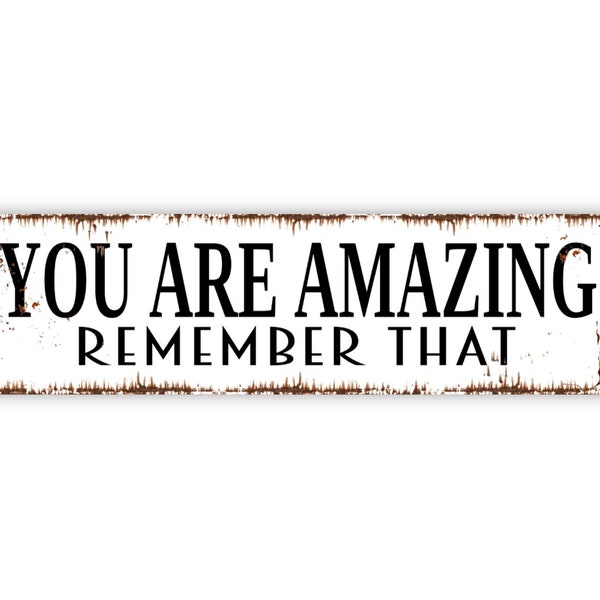 You Are Amazing Sign - Etsy