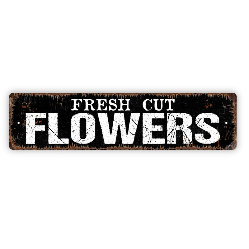Fresh Cut Flowers Sign - Etsy