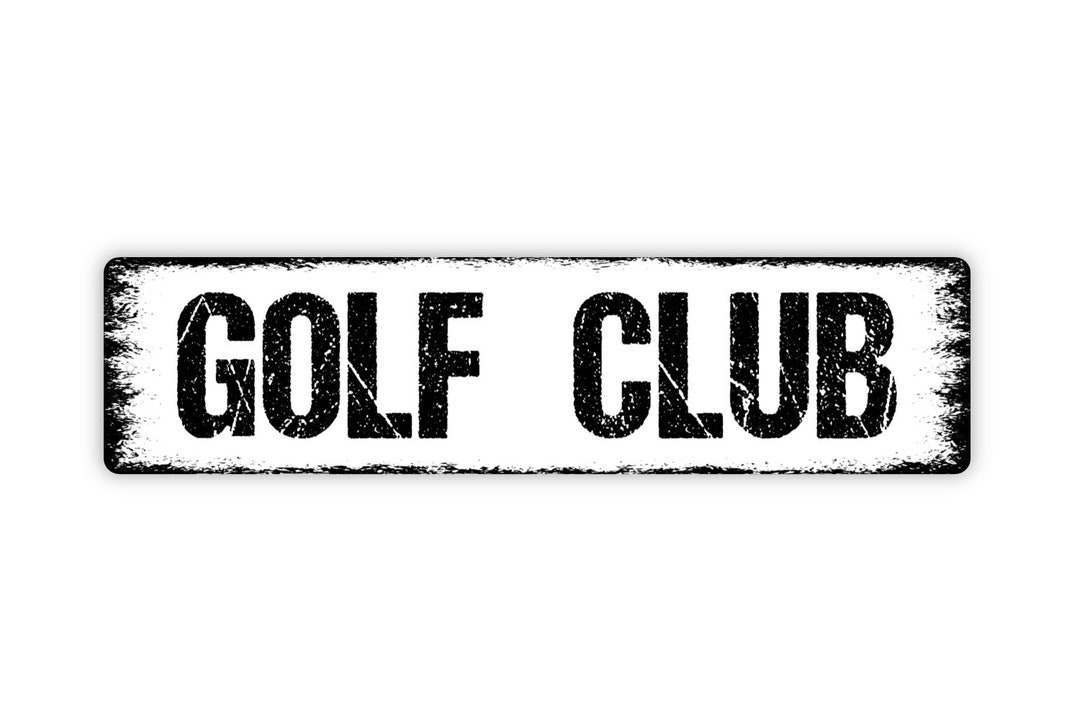 Golf Club Sign Golfer Golfing 19th Hole Tee Time Clubhouse - Etsy