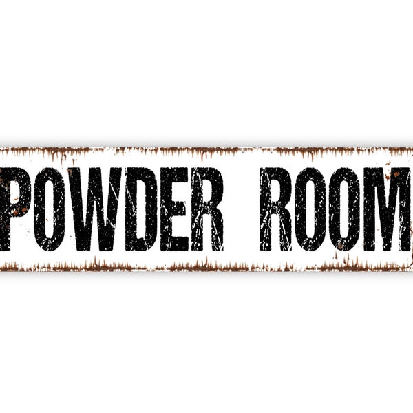 Powder Room Signs - Etsy