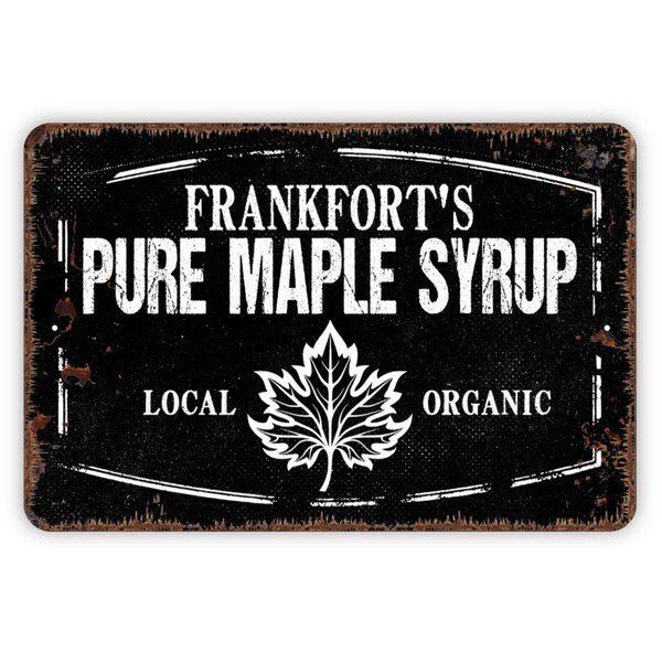 Maple Syrup Sign - Etsy