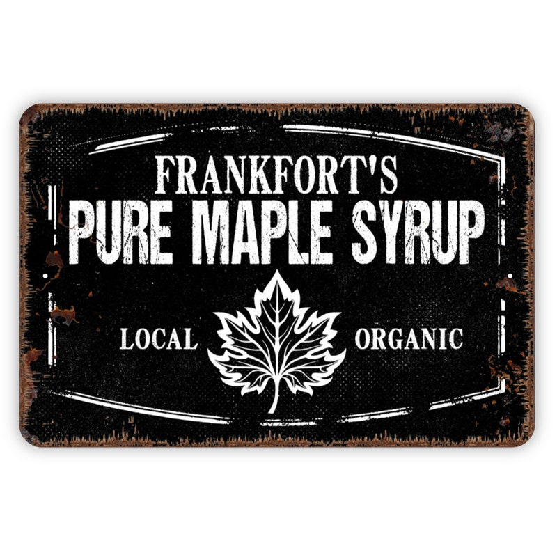 Maple Syrup Sign - Etsy