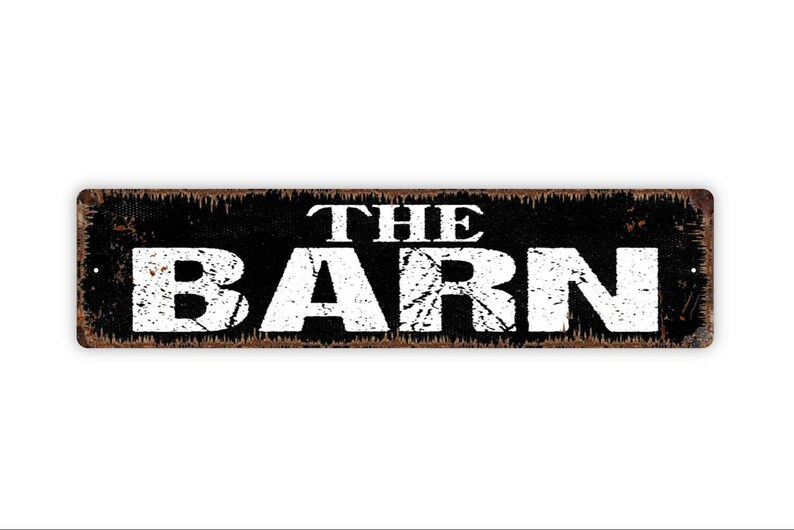 The Barn Sign | Rustic Farm Barn Gift | Country Ranch Decor | Western ...