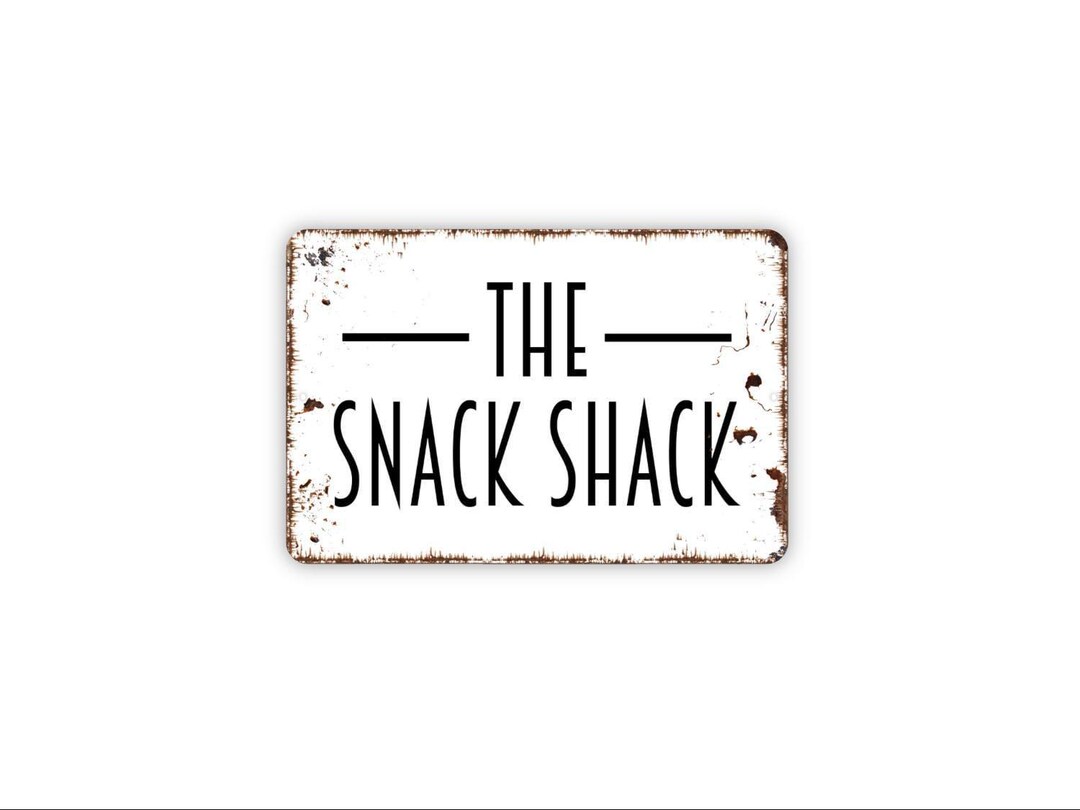 Letrero de Snack Shack / Decoración de puesto de comida / Letrero de ...