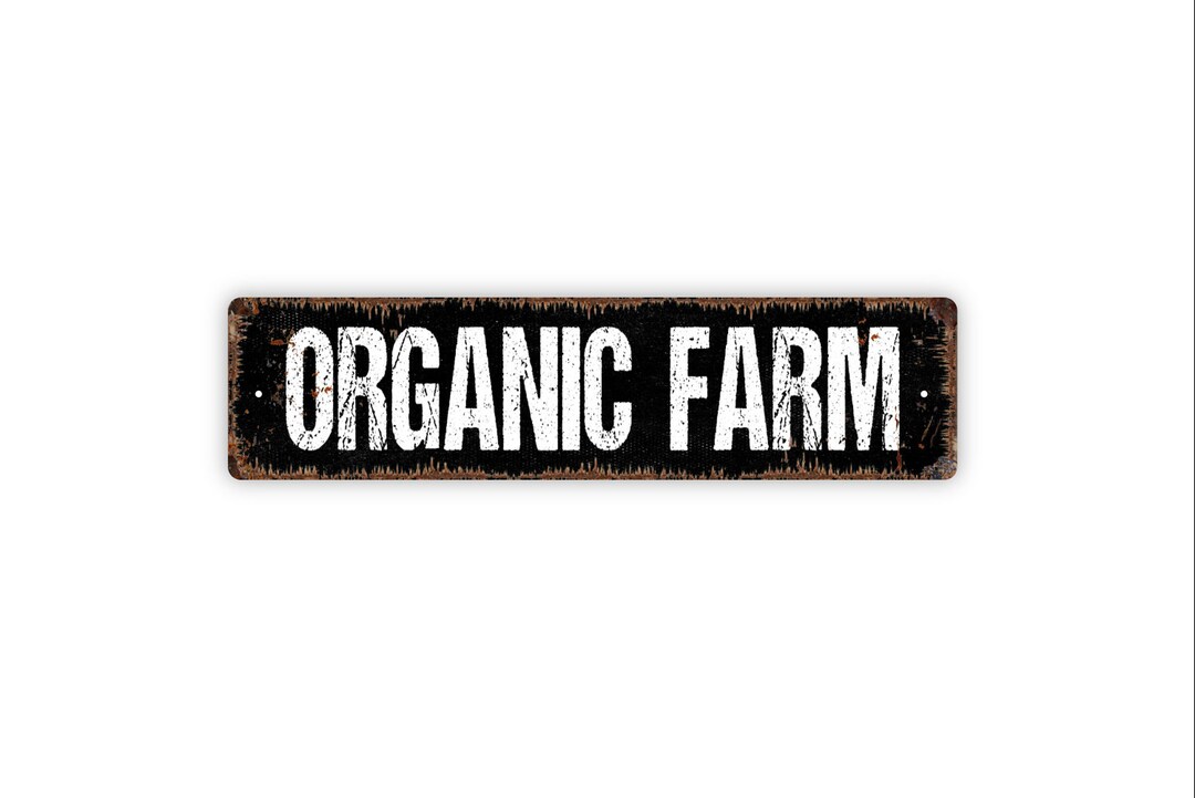 Organic Farm Sign - Farm Fresh Eggs Chickens Poultry Garden Beef Ranch ...