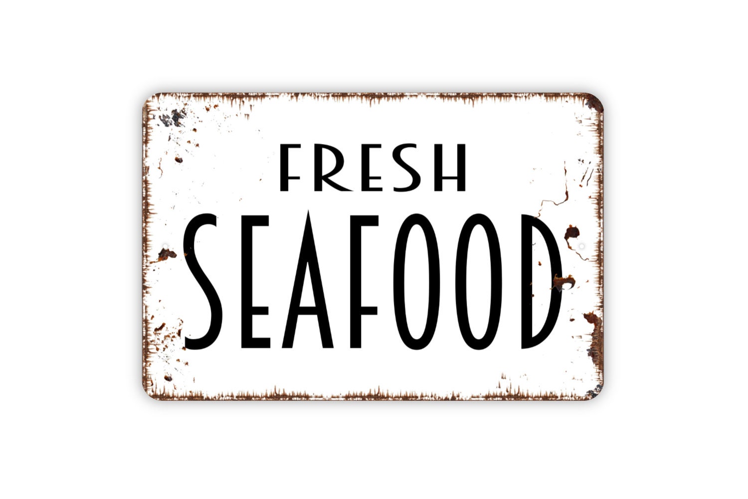 Fresh Seafood Sign